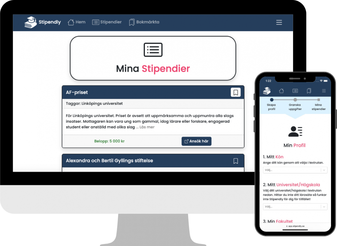 Stipendly - Hitta enkelt stipendier som student!